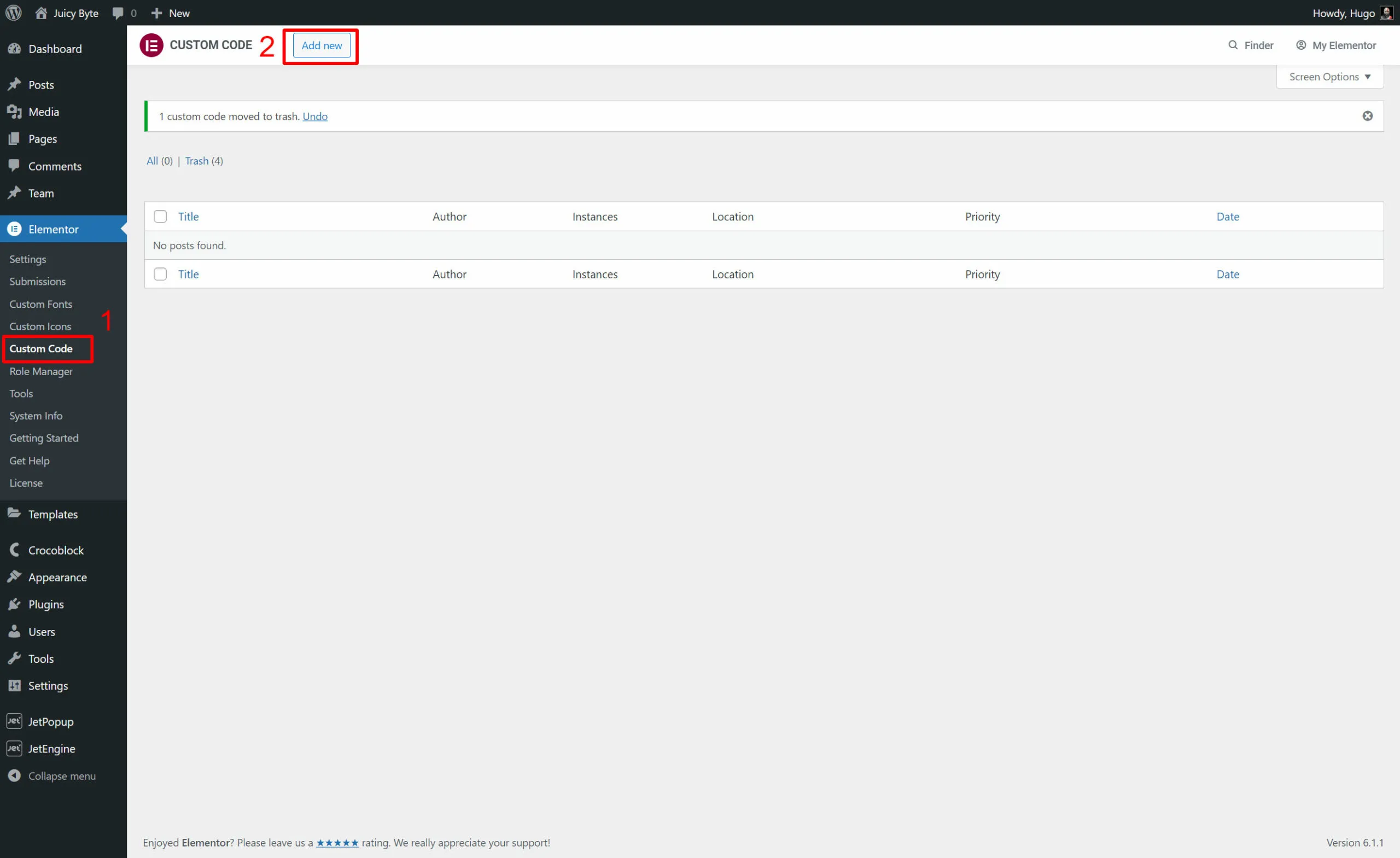 How to Add Google Analytics to Elementor Without Using Plugins - Easy Method - Hugo Makes