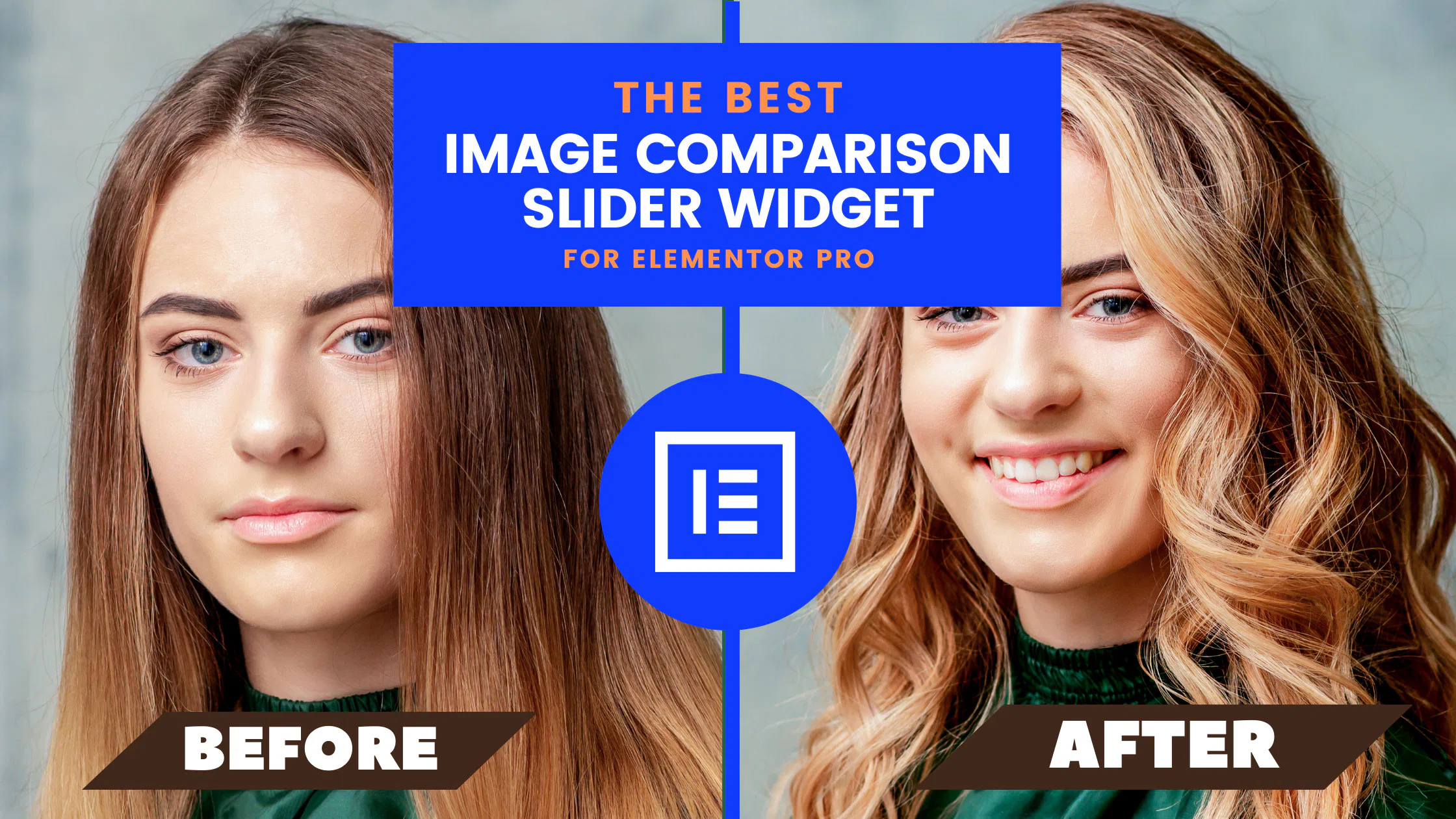 Best Image Comparison Slider Widget Add-On for Elementor - Hugo Makes